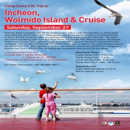 Wolmido Island & Cruise | PDF