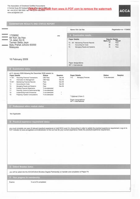 ExamHistoryTranscript3372637264897195130 | PDF