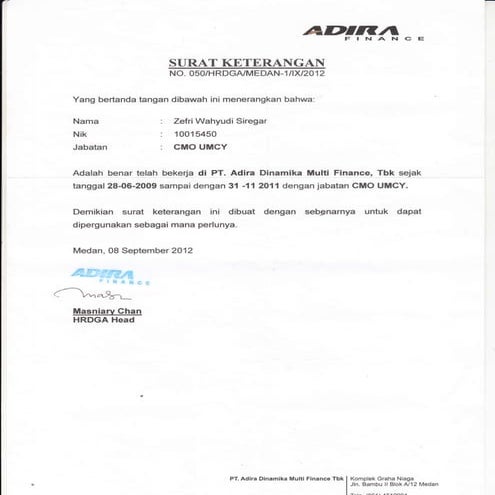 PT. Adira Finance | PDF