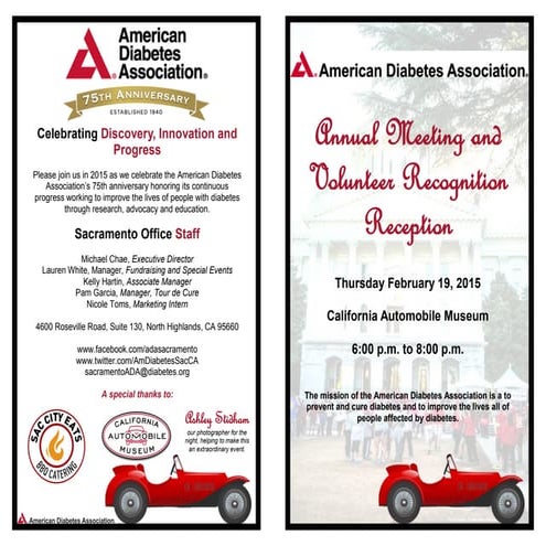Volunteer Recognition Reception PROGRAM | PDF