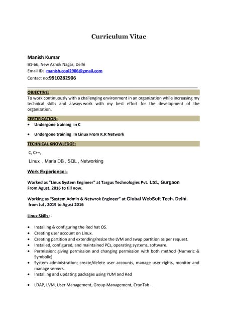 Subhash resume (1) | DOC