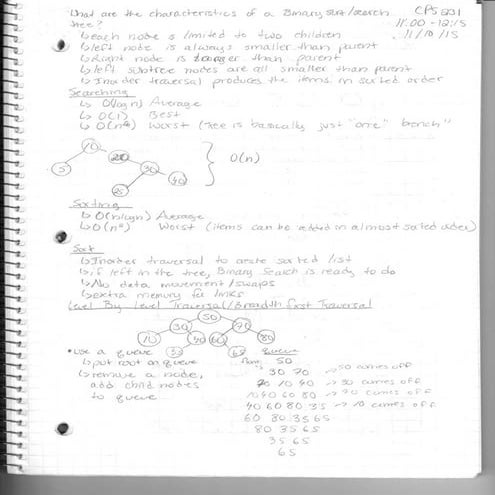 CPS 231 - Week 12 Notes | PDF