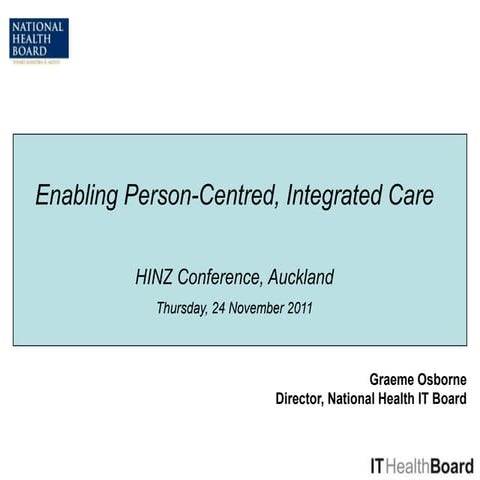 Government eHealth Strategy – Supporting Integrated Care | PPTX ...