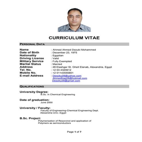 CURRICULUM VITAE1 | PDF