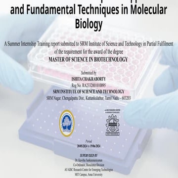 Cell culture procedure and basic molecular biology.pptx