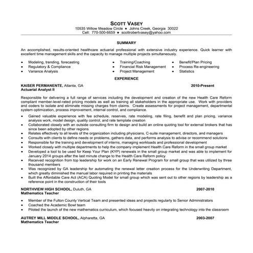 Scott Vasey Resume - Linked In | PDF