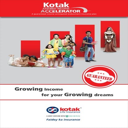 E-Brochure For Kotak Fortune Maximiser - Kotak Life | PDF