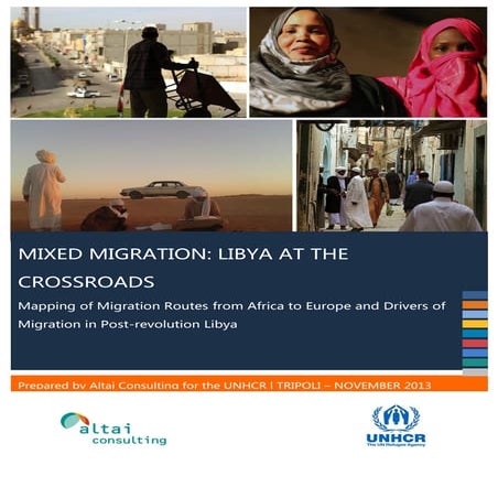 Alati-UNHCR-MIxed Migration Libya | PDF