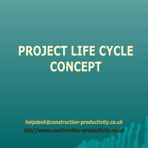 097 Project Life Cycle | PPT