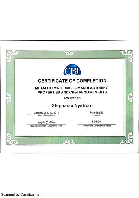 CBI NDE training | PDF