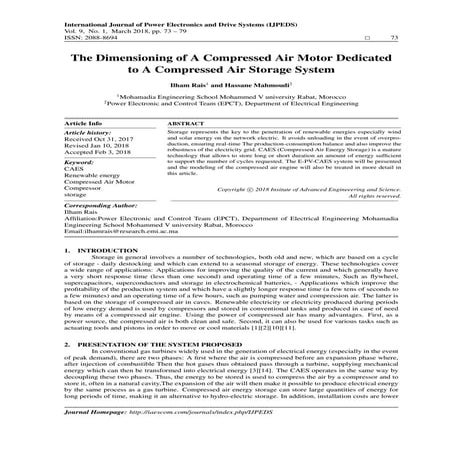 Compressed Air Powered Engine | PPTX