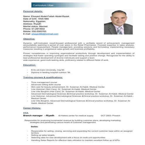 Elsayed Abdel-Fattah cv | PDF