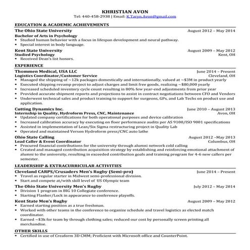 Evan Berg Resumé Final | DOC