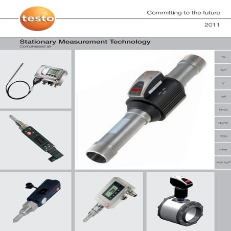 Testo - Stationary measurement compressed air | PDF