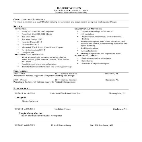 Resume | DOC | 3-D Graphics | Computer Software and Applications