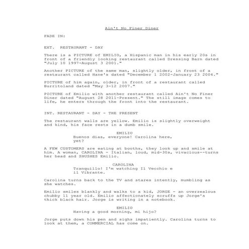 Melanie Lech Final Screenplay RTF! | PDF