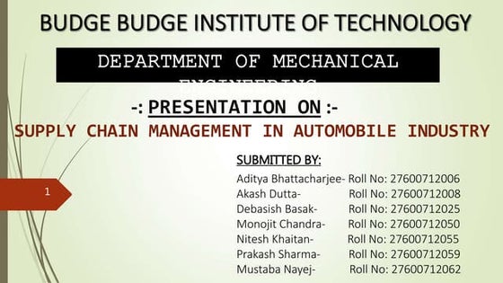 Material Request (OPERATION) | PPT