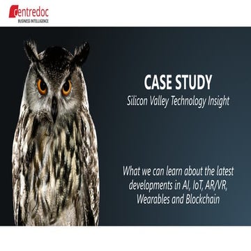 IC-SDV 2019: Case Study: “Silicon Valley Technology Insight” – What we ...