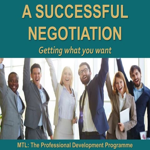 A Successful Negotiation | PPT