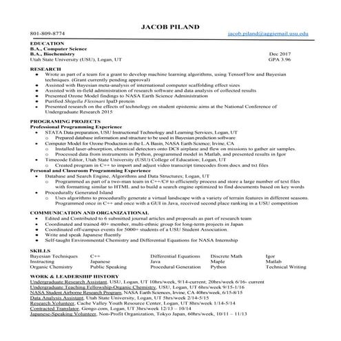 CarlReid_resume v2 | PDF
