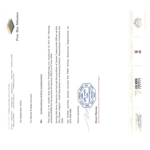 Reference Certificate | PDF