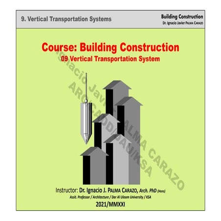 Elevator Codes in India -- IS 14665 at a glance | PPTX