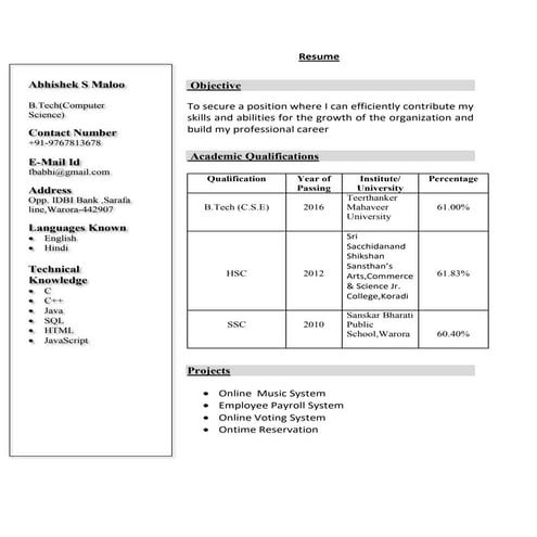 Resume- Prachi Gaur | DOCX