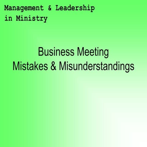 9 Common mistakes | PPT