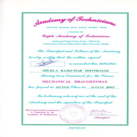 Cirtificate -3 | PDF