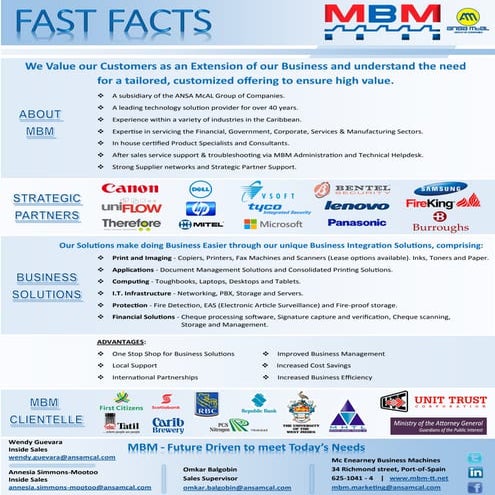 MBM FAST FACTS - 09232015 | PDF