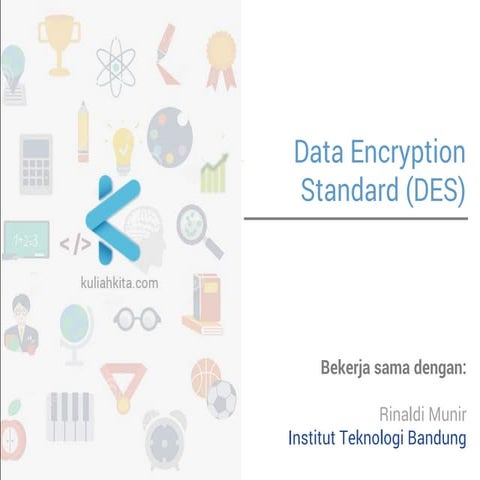 Kriptografi - Data Encryption Standard | PDF