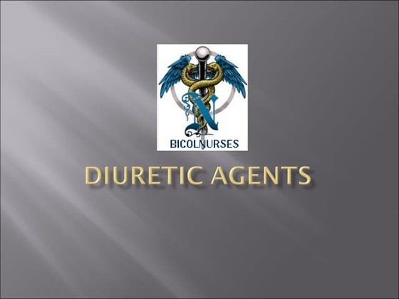 Diuretics-Mechanism of action,Diuretic Types and Adverse effects,Drug ...