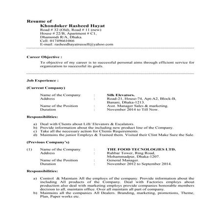 Rasheed CV. Files | DOC