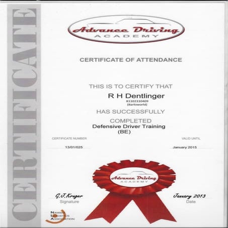 Advance Driving Exp 01 2015 | PDF