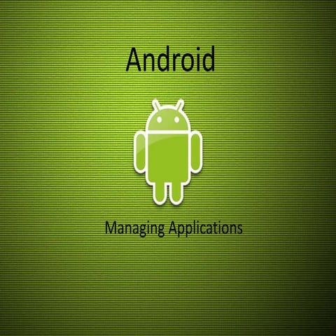Managing Apps | PPT