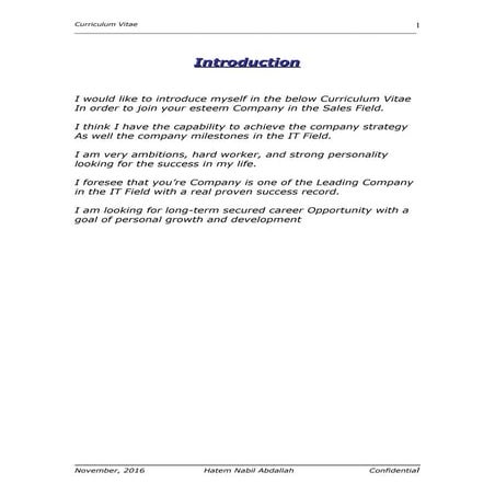 hatem Update CV | DOC