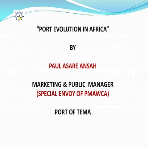 Port evolution in Africa | PDF