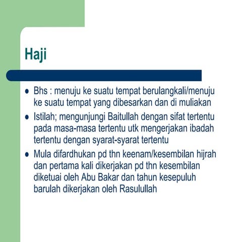 09 haji | PPT