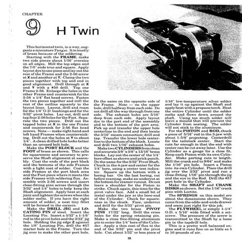 Plans for Twin-Cylinder Steam Engine | PDF