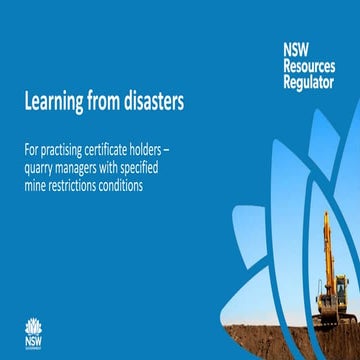 09 learning from disasters | PPTX