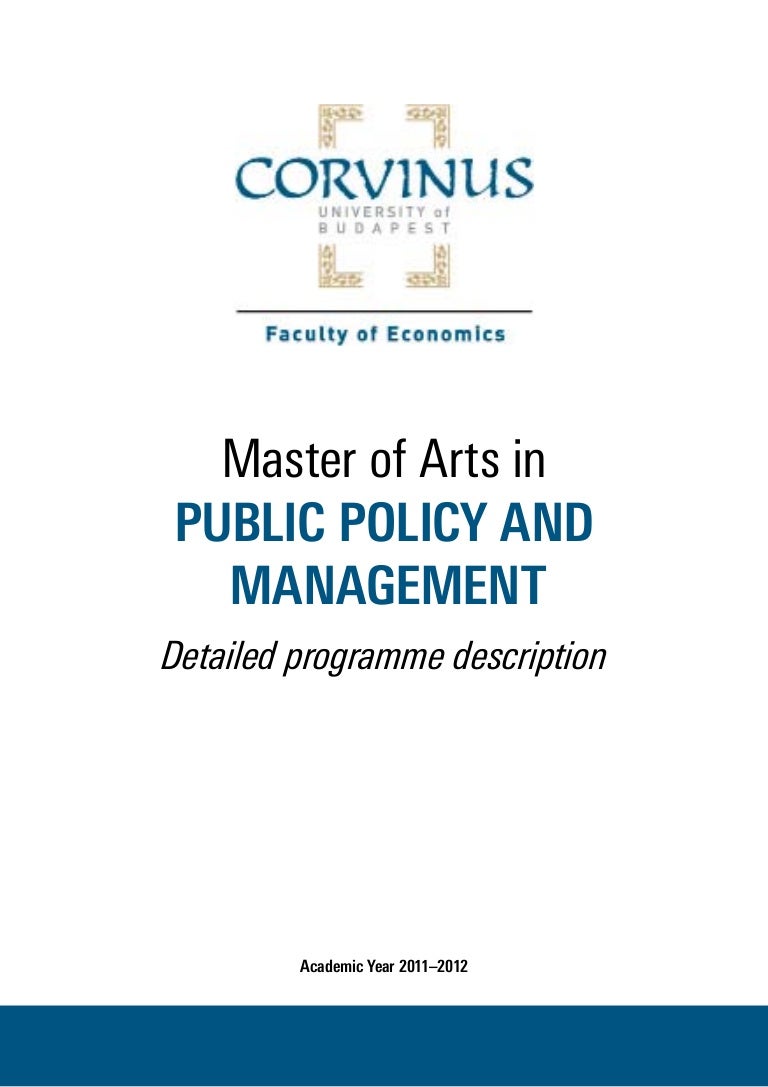 09 Ma In Public Policy And Management 09-ma-in-public-policy-and-management