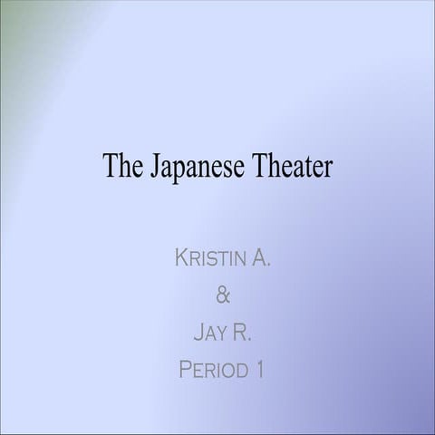 09 P1.The Theater | PPT