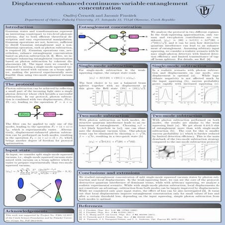 Displacement Enhanced Continuous Variable Entanglement Concentration Pdf 8013