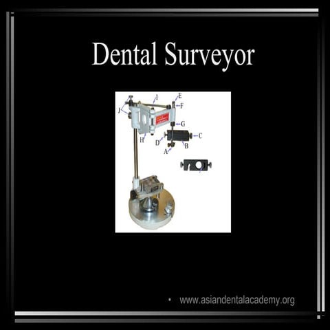 surveyors in Removable partial Dentures/RPD | PPT