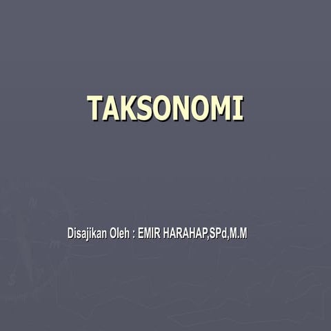 09) taxonomi | PPT