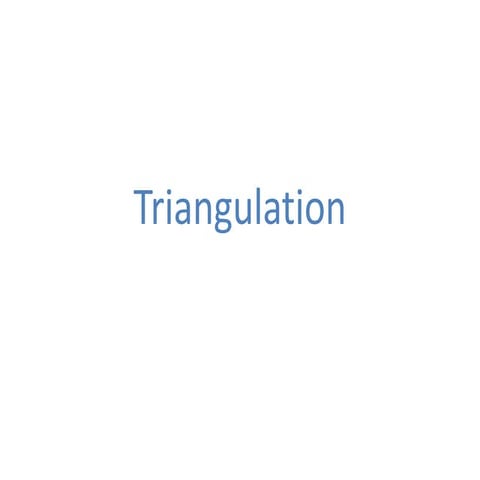 09 triangulation | PPTX