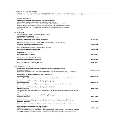 Curriculum vitae 2016 LAST | DOCX