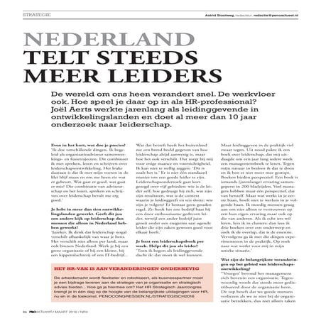 Brochure Opleiding Passionair Leiderschap | PDF