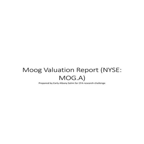 Moog Report final version | PDF
