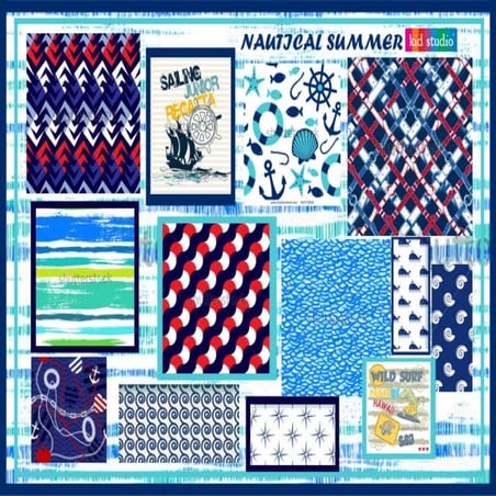 Nautical Summer - Mood Board | PDF